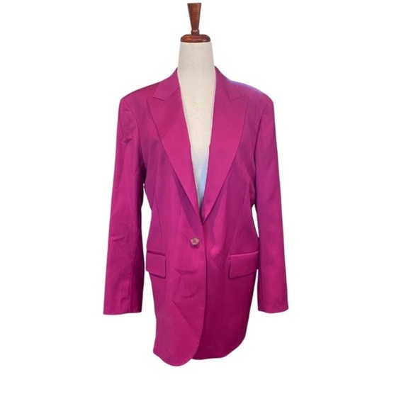 ba&sh | Jackets & Coats | Bash Wool Lady Jacket Magenta Medium | Poshmark